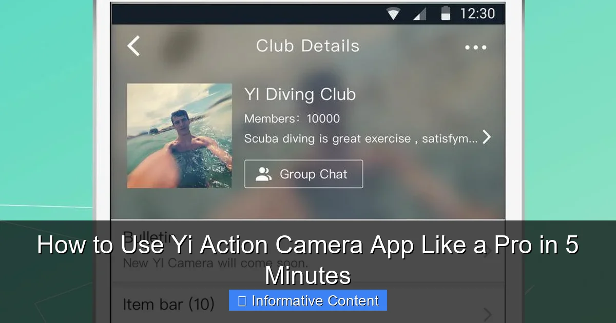 How to Use Yi Action Camera App Like a Pro in 5 Minutes - Action Camera ...