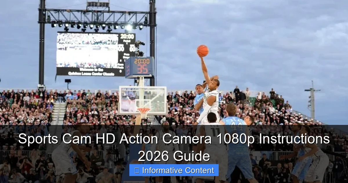 Sports Cam HD Action Camera 1080p Instructions 2026 Guide - Action ...